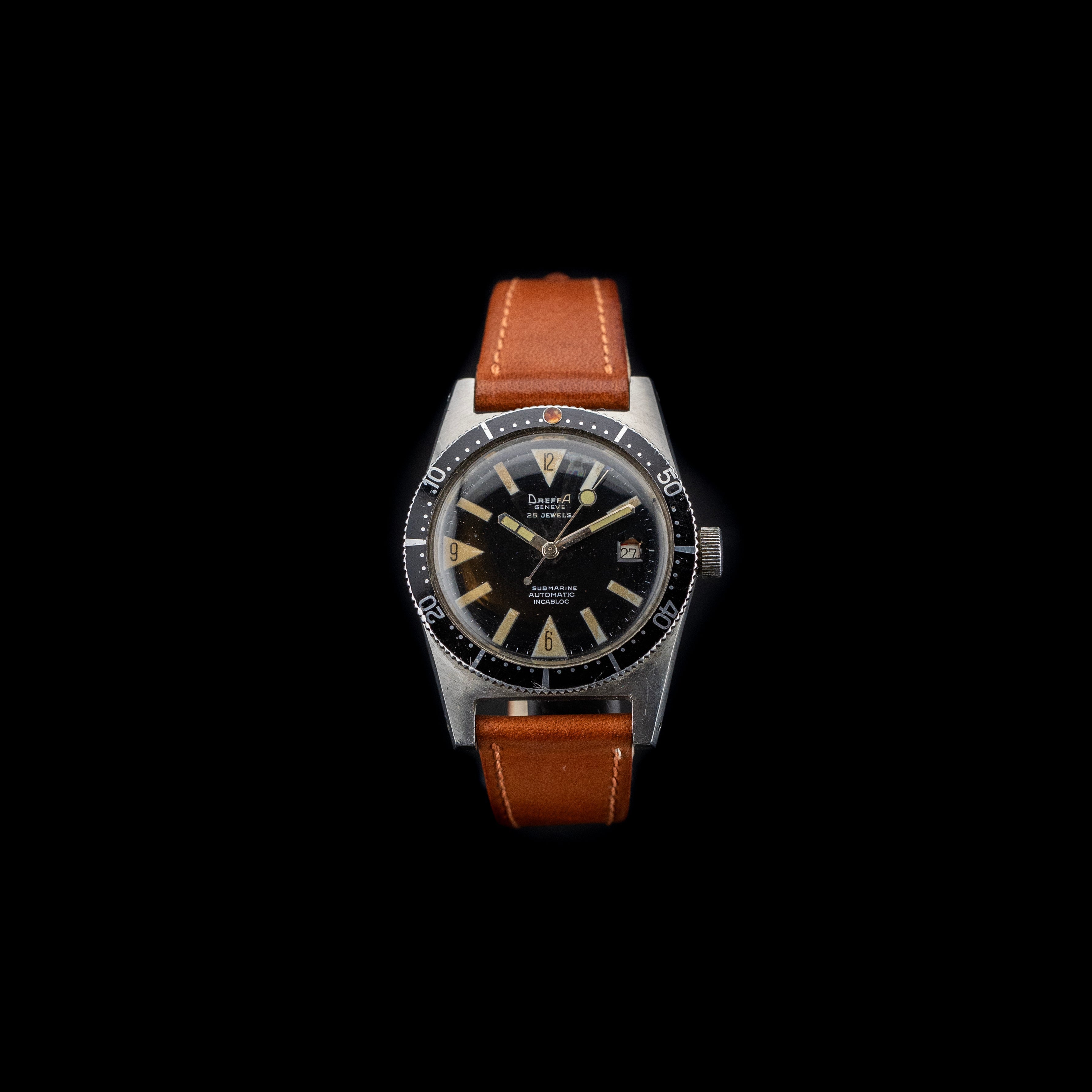 Dreffa «Submarine Parmentier crown » (1960’s) – L'Atelier du Temps